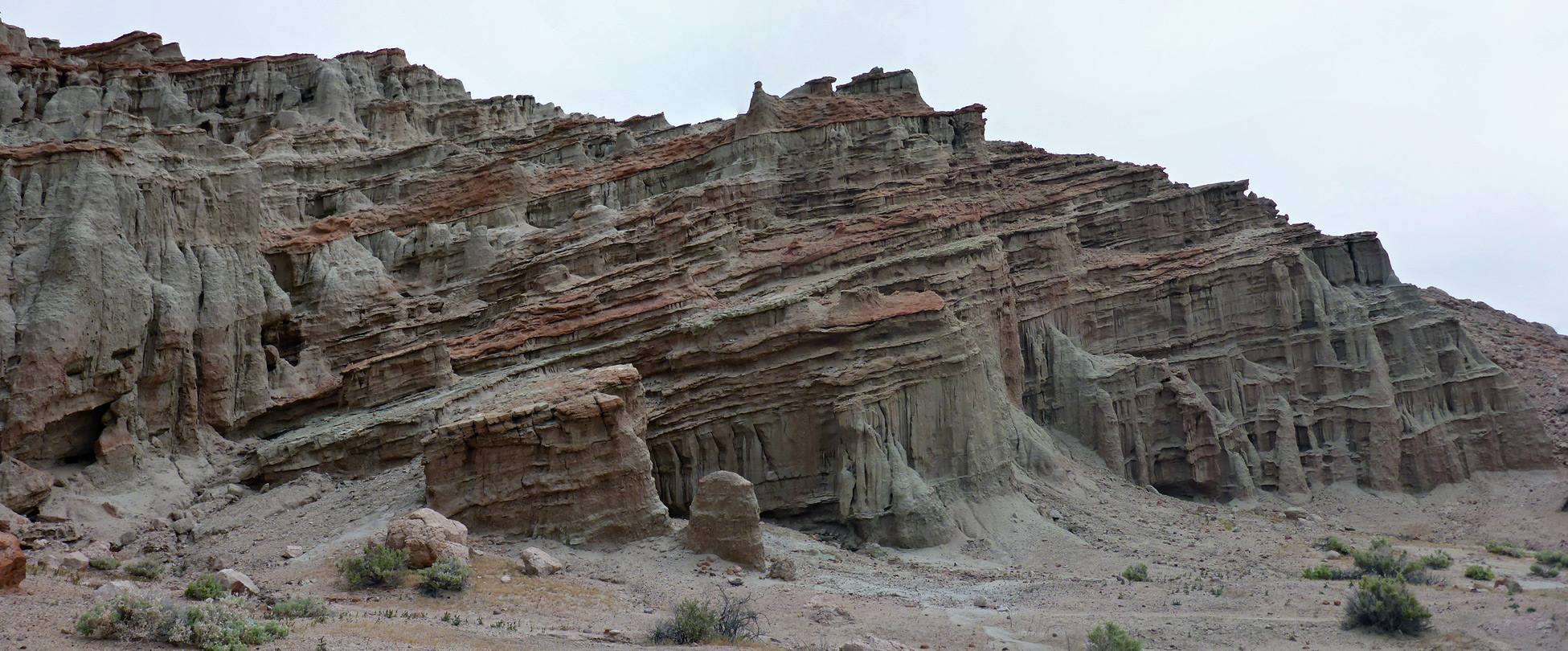 Eroded Cliff Face Red Rock Canyon State Park California