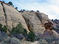 Newspaper Rock State Historical Monument, Canyonlands National Park, Utah